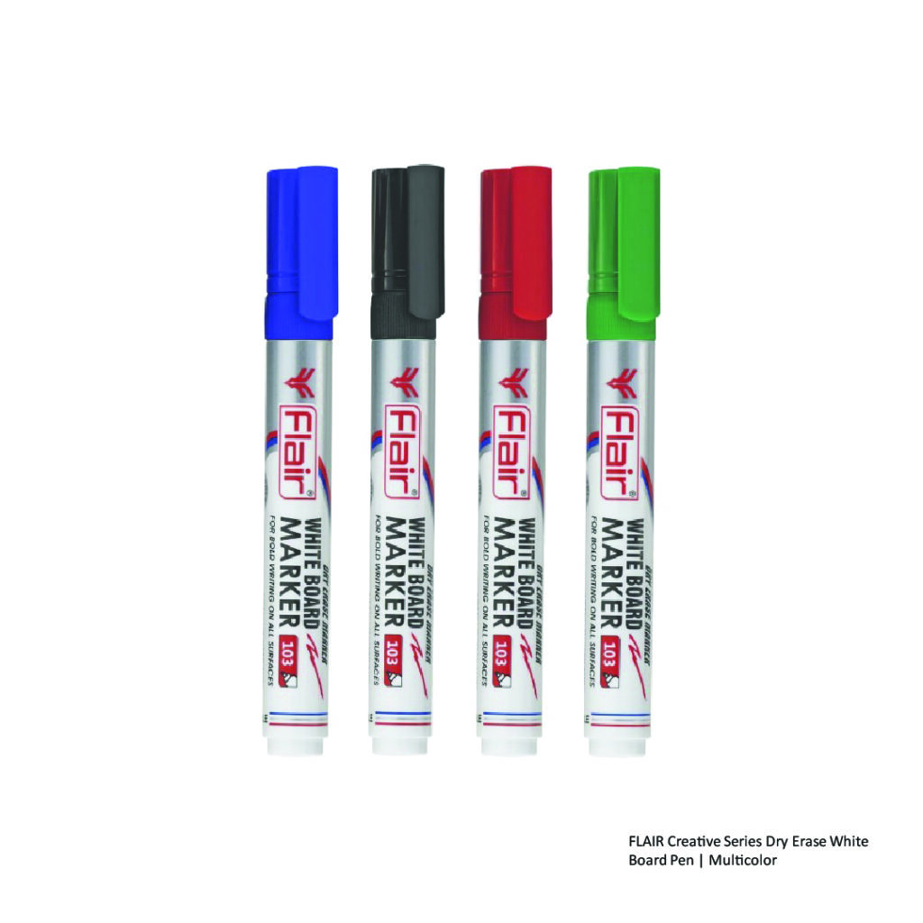 FLAIR Srx 0.7mm Retractable Ball Pen Box Pack-Vibrant Solid Body ...