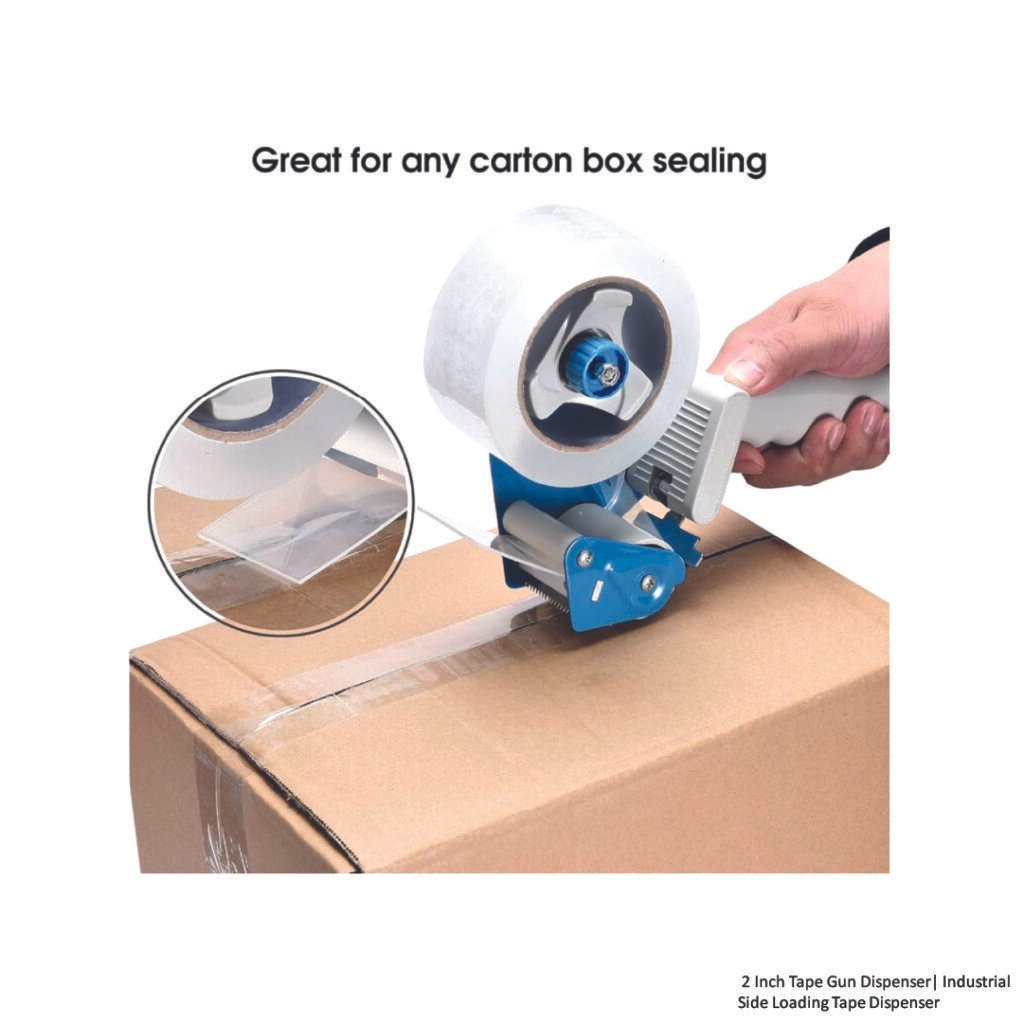 2 Inch Tape Gun Dispenser- Industrial Side Loading Tape Dispenser ...