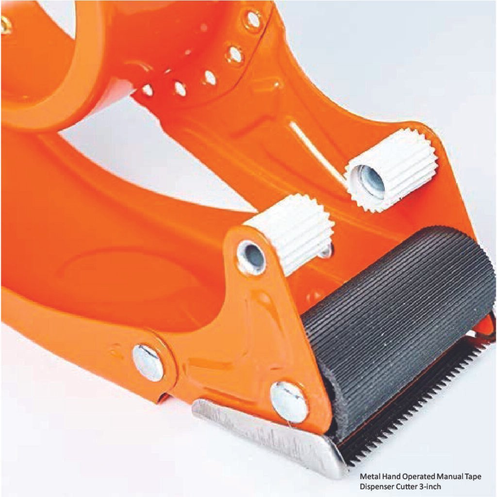 Metal Hand Operated Manual Tape Dispenser Cutter 3-inch - officeoye